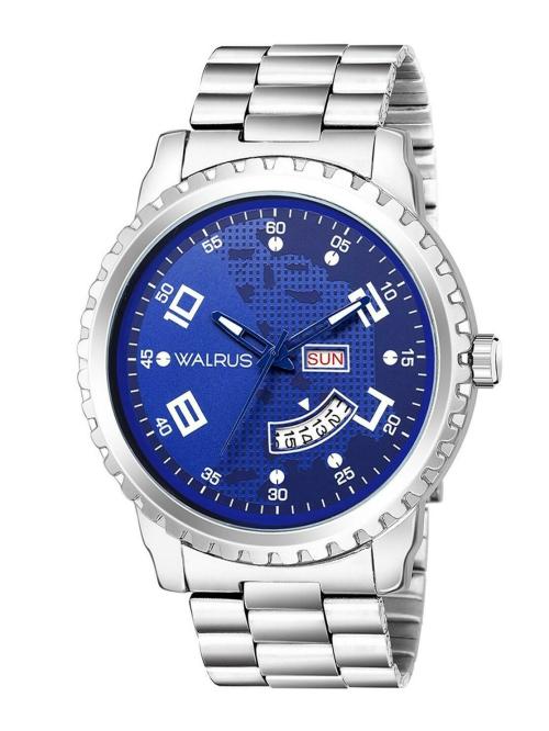 Buy Walrus Men Blue Dial & Bracelet Style Straps Analogue Watch WWTM ...