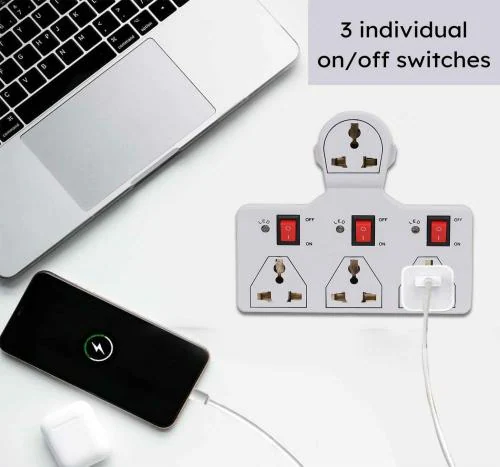 Buy Tarun Universal Socket 3 Switch Multi Plug Extension Board 4 Socket Extension Boards Set Of