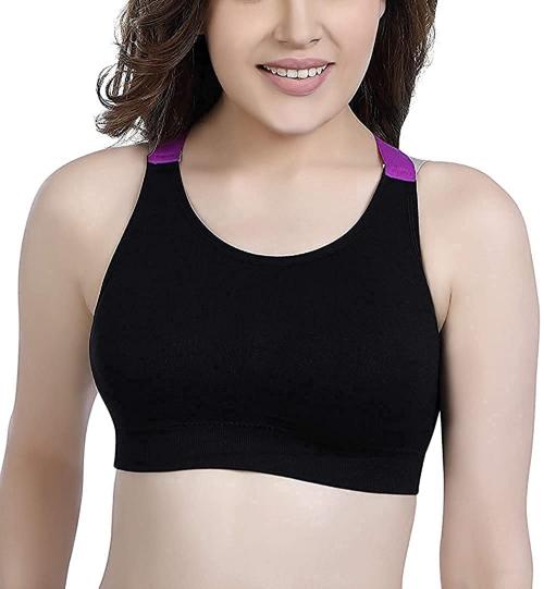 Buy QAUKY Women's Polyamide, Nylon & Spandex Lightly padded Wired ...