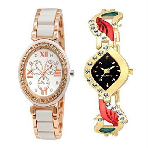 Buy Crispy Analog Multicolor Dial Multicolor Strap Watch For Women ...