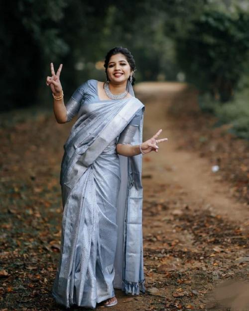 Buy PANETAR Fancy Wedding Jacquard Saree For Bridal Online at Best ...