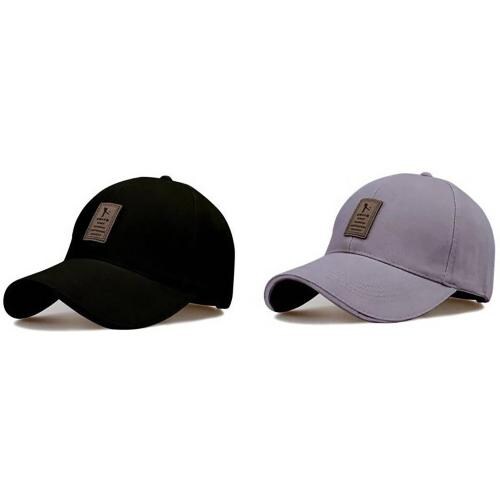 Buy ALAMOS Black and Grey Ediko Cotton (Pack of 2) Online at Best ...