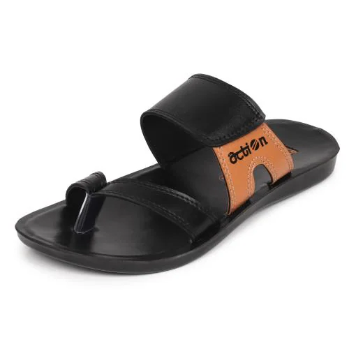 Buy ACTION PUF 178 Black Slippers for Men Online at Best Prices in ...