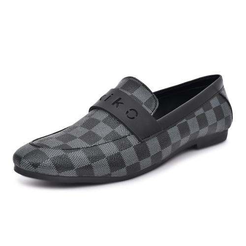 Buy Equila Strip Chess Loafers - GREY Online at Best Prices in India - JioMart.