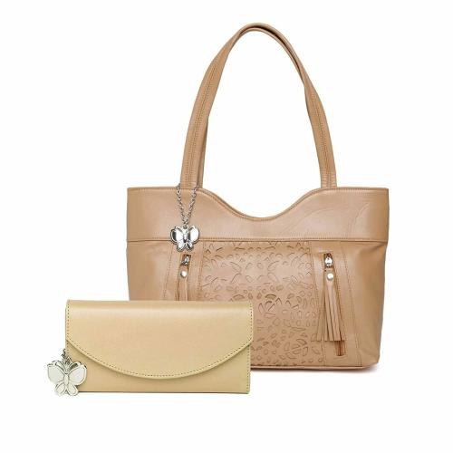 Buy Butterflies Women Hand Bag With Wallet Combo (Beige) (BNS WB0749 ...