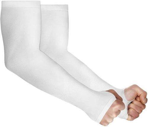 Buy Shirsh UV Sun Protection Arm Sleeves With Thumb Hole For Summer ...