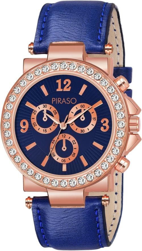 Buy PIRASO New Model Beautiful Analog Blue Dial Blue Strap Watch for ...