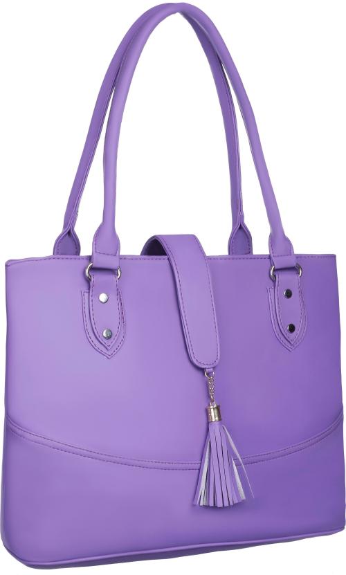 Buy Semiize Women Purple PU Handbag Online at Best Prices in India ...