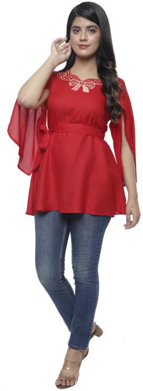 Buy Ryte Style Women Rayon Embroidered Top Online at Best Prices in India - JioMart.