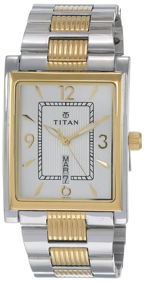 Buy Titan Analog Dial Silver Band Multicolor Slimline Watch-Nl90024Bm03 ...