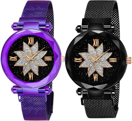 Buy DAINTY Multi-color Dial Multi-color Strap Analog Watch For Women ...