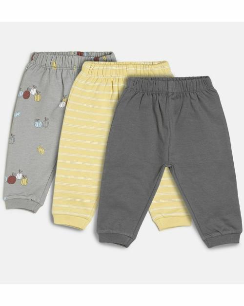 Buy MINI KLUB New Born Boys Multi Cotton Knit Bottom Online at Best ...