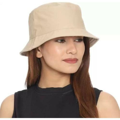 Buy Bayema Men And Women Cotton Solid Bucket Beach Sun Hat (Pack Of 1 ...