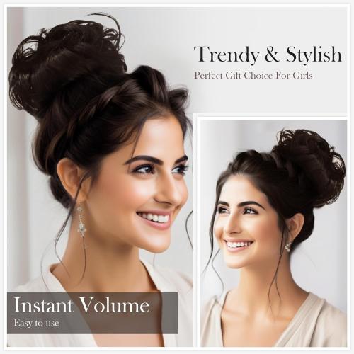 Buy BELLA HARARO Frill Hair Extensions Elastic Stretchable Synthetic ...