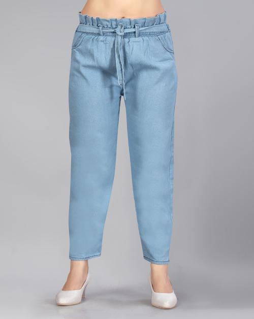 Buy Aarika Girls Blue Color Denim Jeans Online at Best Prices in India ...