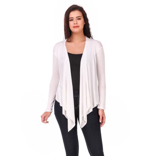 Buy Chiku Cherry Women polycotton White color shrug size L Online at ...