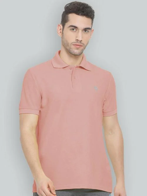 Buy Lux Nitro Cotton Blend Brown Polo T-shirt For Men Online at Best ...