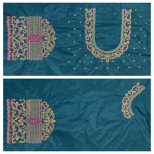 Buy VLipcartz TRADITIONAL COLLECTION NECKLACE DUCK EMBROIDERY DESIGN ...