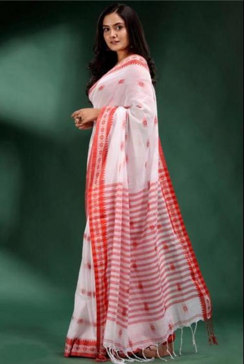 Buy BRYNBRIT Pure Khadi Cotton Begom Puri SAREE Online at Best Prices in India - JioMart.