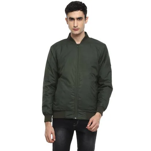 Buy RED CHIEF Full Sleeve Regular Fit Cotton Blend Olive Solid Casual ...