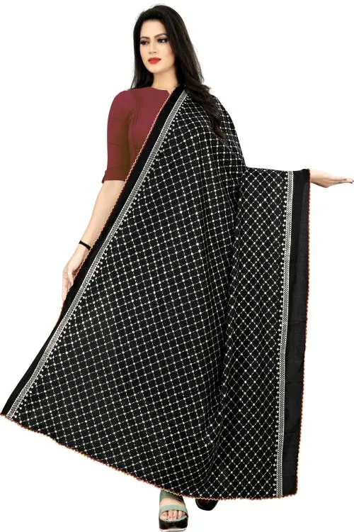 Buy Ebadat Rayon Embroidered Women Dupatta Online at Best Prices in ...