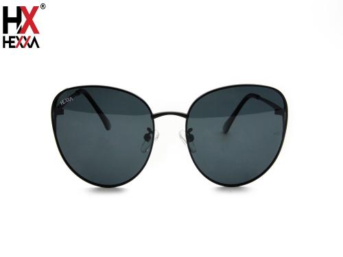 Buy HEXXA Fancy Polycarbonate Lens Metal Frame Cat Eye Sunglasses for ...