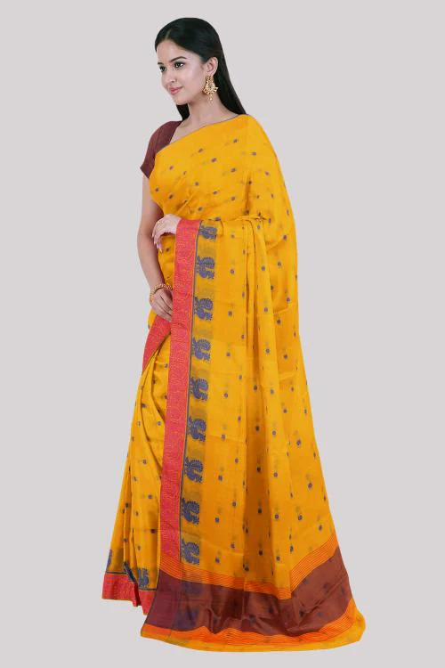 Buy KSR HANDLOOMS KONASEEMA BUTA SAREE Online at Best Prices in India ...