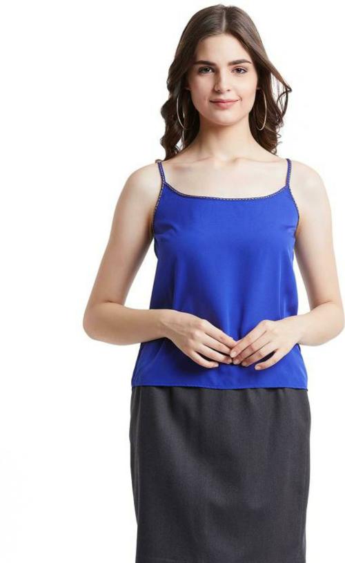 Buy LY2 shoulder strap top hand embellished, tailored with premium ...