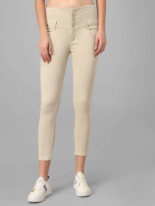 Buy women 5 Button Skinny fit jeans Online at Best Prices in India ...