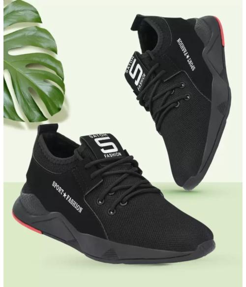 Buy Rebain Smart Light Weight Black Running Shoe For Men Online at Best ...