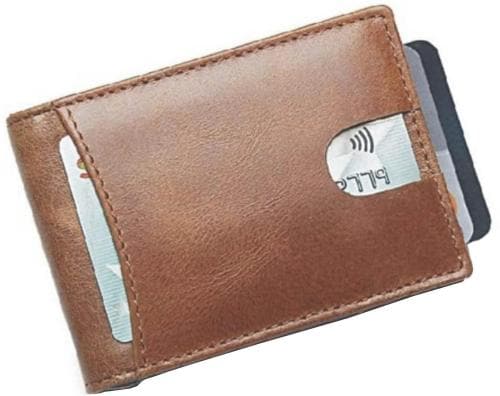 Buy Nukaichau Men Brown Rfid Money Clip Online at Best Prices in India ...