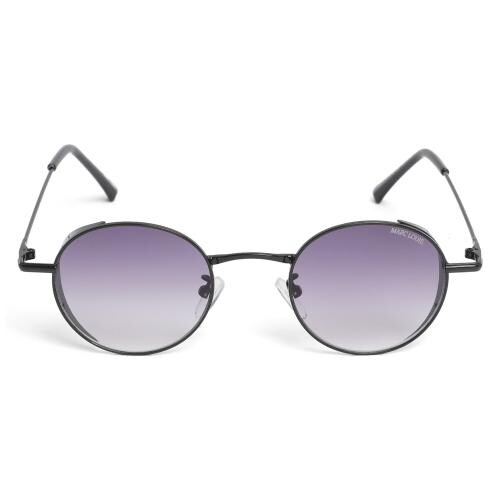 Buy MARC LOUIS Round Sunglasses With UV Protected Lens B80-320-26 BLACK ...