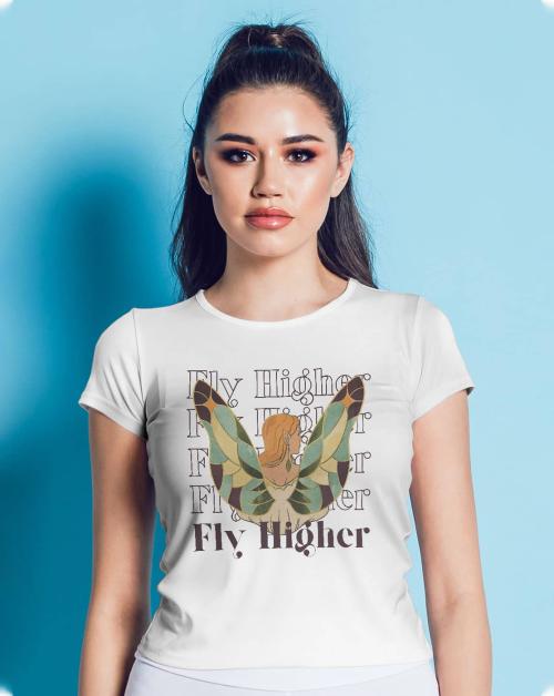 Buy Macmerise Fly Higher White T-shirt for Womens Online at Best Prices in India - JioMart.
