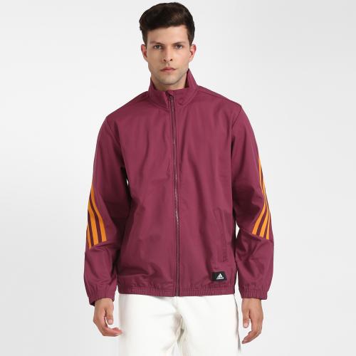 Buy Adidas Men M FI WV TT Maroon Sports Track Jacket Online at Best ...