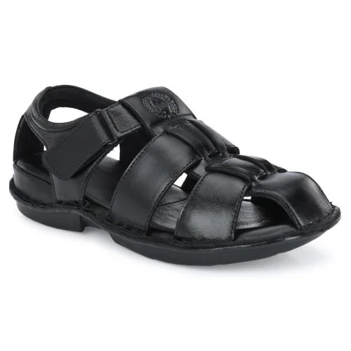 Buy OBUCA -MAKE YOUR OWN CLASS Genuine Leather Sandal For Men_Black_UK 11 Online at Best Prices ...