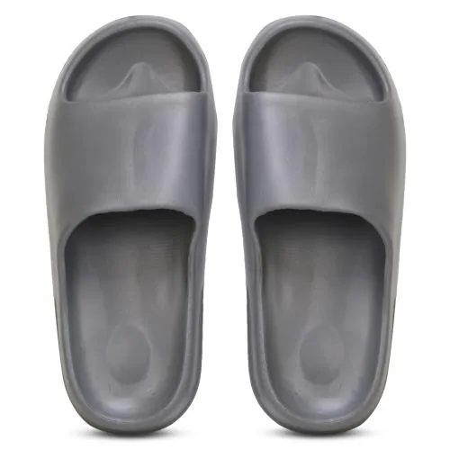 Buy Kraasa Dark Green Lightweight Slides For Men Online at Best Prices ...