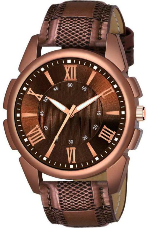 Buy Bolun Analog Brown Dial Brown Strap Watch For Men Online at Best ...
