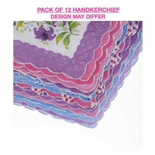 Buy BADLOOK LADIES & GIRLS COTTON HANKY WITH BEAUTIFULL FLOWER PRINT ...