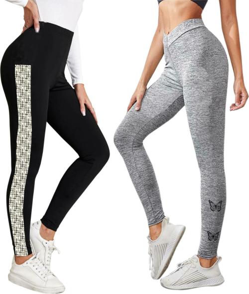 Buy ALISBA Women Multicolor Solid Lycra Blend High Rise Jeggings (L ...