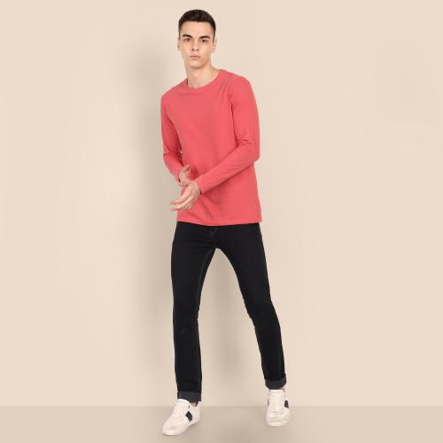 Buy Tom Hiddle Mens solid full sleeve Premium cotton Tshirts | Pack of ...