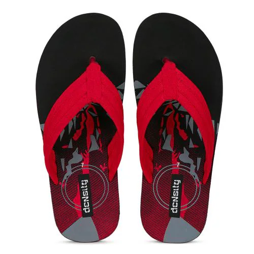 Buy Density Red Flip Flops for Men Online at Best Prices in India ...