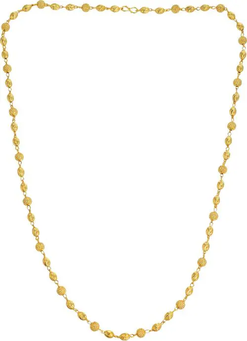 Buy Admier 1 micron gold plated brass wheat grain and dot ball design ...