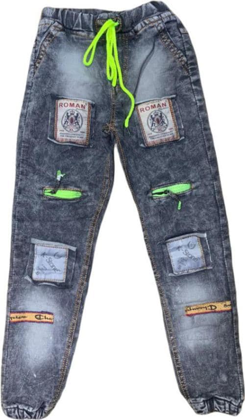 Buy Gs enterprise Fashion Boys Black Denim Mid Rise Jeans (4 - 5 Years) Online at Best Prices in ...