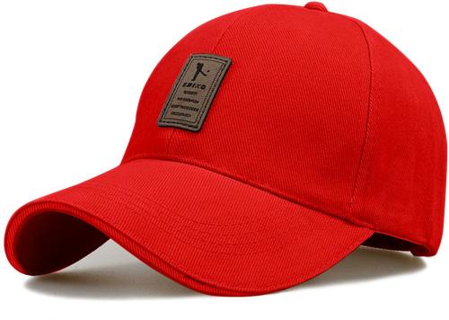 ALMOS Men Red Cotton Baseball Cap (Free Size) - JioMart