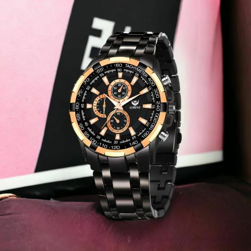 Buy Lorenz Black Dial Analog Watch for Men | Watch for Boys- MK-3058K ...