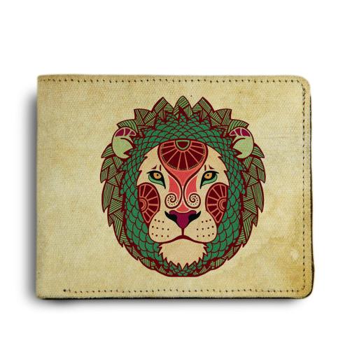 Buy Shopmantra Canvas Zodiac Leo Printed Wallet (BT00000057) Online at ...