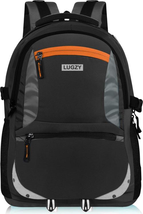 Buy Lugzy Black Polyester Laptop Backpack 35 Liter Online at Best ...
