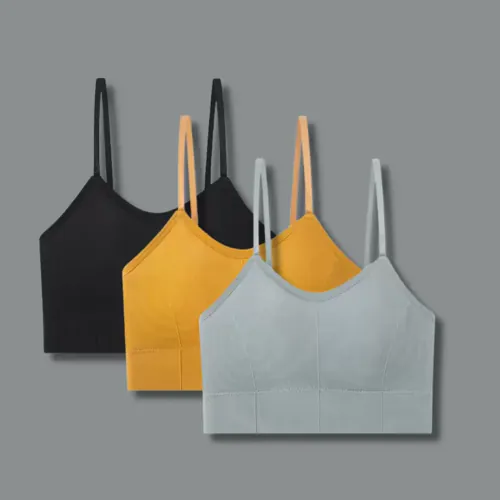 Buy MAXBOOL Women Bralette Heavily Padded Bra pack of 3 (Grey,Black ...