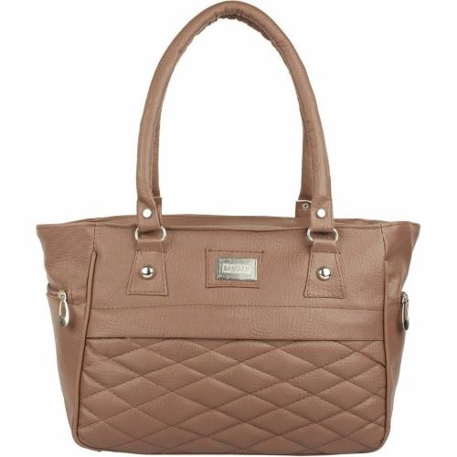 Buy ACRIL Women Brown Synthetic Leather Hand-Held Bag Online at Best ...