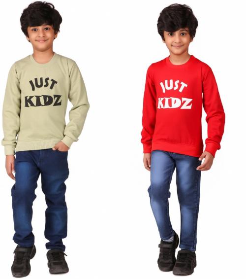 Buy Kcoy Boys Dark Blue Cotton Blend Pack Of 2 Slim Jeans (8-9 Years ...